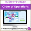 Winter Order of Operations | Mystery Picture Digital Activity