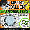 Multiplication and Division CSI Math Mystery Detective The Missing ...