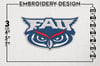 FIU Panthers Embroidery file, NCAA teams Embroidery Designs, College ...