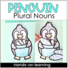 Penguin Plural Nouns Craft Winter Grammar Activity