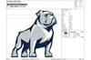 Samford Bulldogs Mascot Logo Embroidery files, NCAA Samford Bulldogs ...