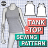 SLIM-FIT TANK-TOP for Women / PDF Sewing Pattern & Youtube Video / 7 ...