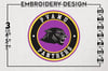 NCAA Prairie View A&M Panthers Round Logo Embroidery, NCAA PVAMU ...