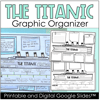 Titanic Graphic Organizer Printable and Digital Google Slides™