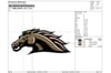 NCAA Western Michigan Broncos Head Mascot Logo Emb Files, NCAA Western ...