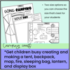 Camping Theme Activities Summer Camping Craft 3rd, 4th, 5th, 6th Grade