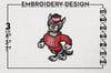 NCAA NC State Wolfpack Logo Embroidery Files, NCAA NC State Wolfpack ...