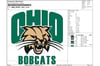 Ohio Bobcats Logo Embroidery Files, NCAA Ohio Bobcats Team Embroidery ...