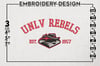 UNLV Rebels Est 1957 Logo Embroidery Designs, NCAA UNLV Rebels Team ...