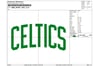NBA Celtics Text Logo Embroidery Designs, Boston Celtics Team Logo ...