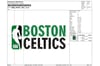 Boston Celtics Writing NBA Logo Embroidery Designs, Boston Celtics Team ...
