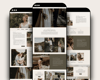 Anne - Wix Website Template for Photographer Videographer | Photographer Boho Website Template ...