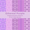 Ethereal Purple - 5 Digital Seamless Patterns - Instant Download