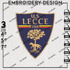 Lecce Logo Embroidery Design, Serie A Embroidery files, Serie A Lecce ...