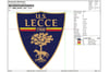 Lecce Logo Embroidery Design, Serie A Embroidery files, Serie A Lecce ...