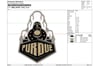 Ncaa Purdue Boilermakers Logo Machine Embroidery Design Files, Ncaa ...