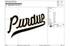 Purdue Boilermakers Wordmark Logo Embroidery Design Files, Ncaa Logo ...