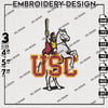 Ncaa USC Trojans Mascot Embroidery Design Files, Ncaa Logo Embroidery ...