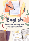 Printable reading and writing workbook 4