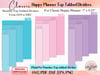 Classic Happy Planner Disc Bound Divider Template,Binder Dividers Cut ...