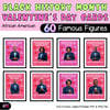 60 Black History Month Valentine's Day Cards - February Famous Figures