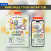 Lankybox Birthday Invitation, lankybox birthday, lankybox invitation ...