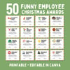 50 Funny Christmas Awards for Employees – Editable Canva Certificates ...