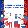 Fiesta Paper Crafts Digital Download | High-Quality PNGs for ...