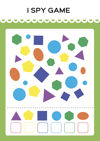 Shapes Busy Book for Kids | 2D Shapes, Pre-Writing, I Spy Game ...