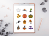 Halloween Sticker Sheet – Spooky & Fun Printable 8.5"x11" - Payhip