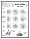 Good Friday Word Search Puzzle | Printable Religious Activity for Kids ...