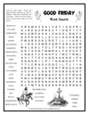 Good Friday Word Search Puzzle | Printable Religious Activity for Kids ...