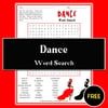 FREE Dance Word Search Puzzle | Printable Music & Dance Styles Activity ...
