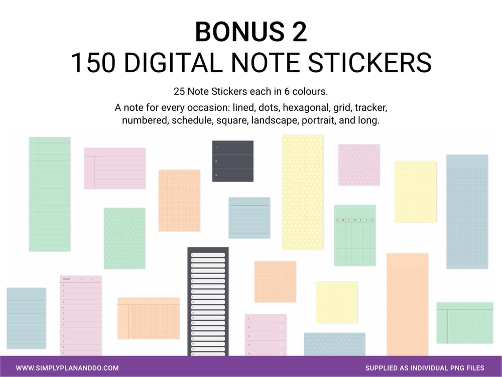 OneNote Dated Daily Digital Planner for 2025
