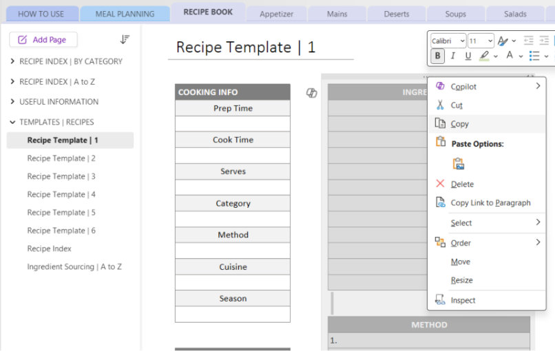 5 Reasons OneNote makes an excellent Digital Recipe Book