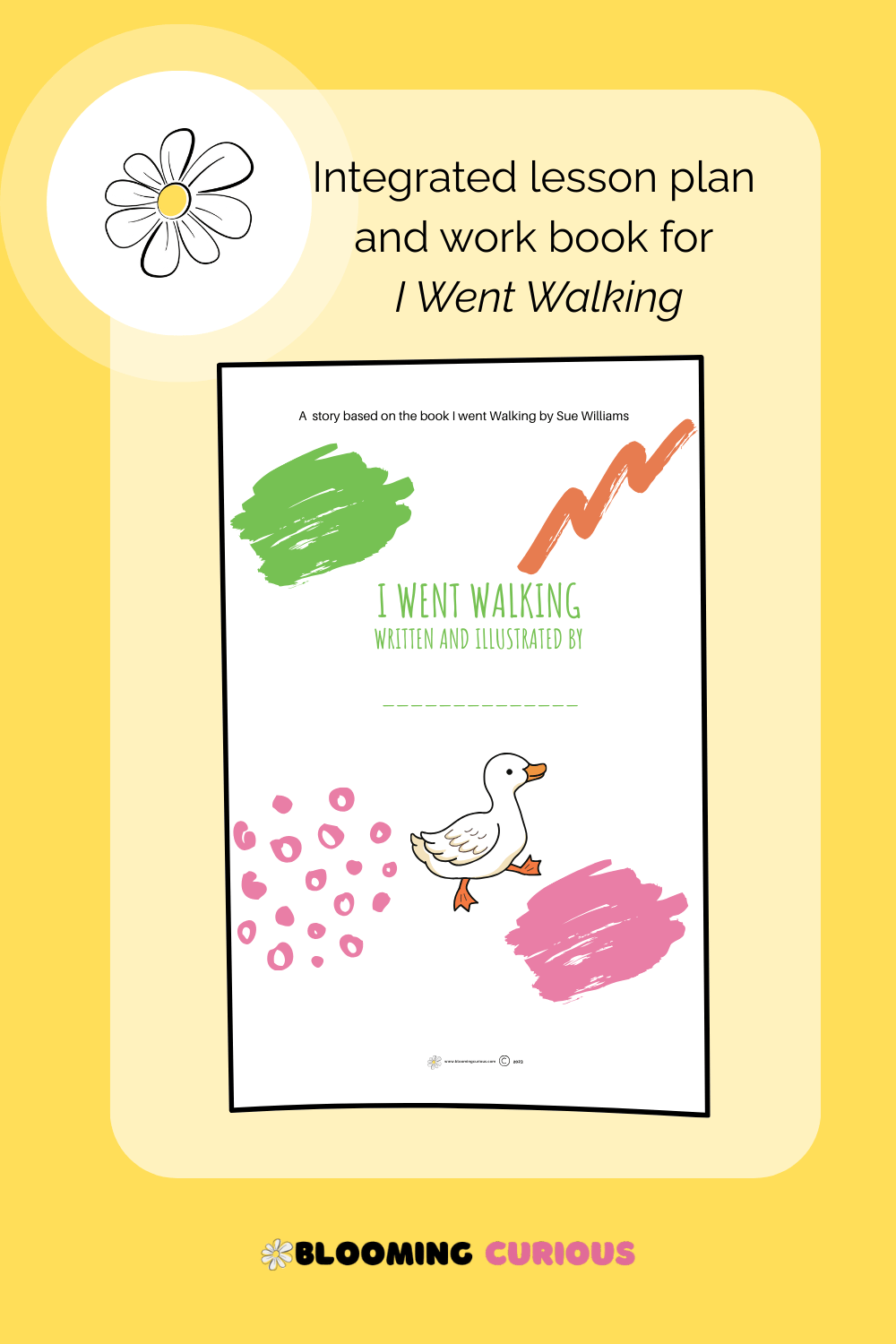7 Fun Integrated Learning Activities Using I went Walking by Sue ...