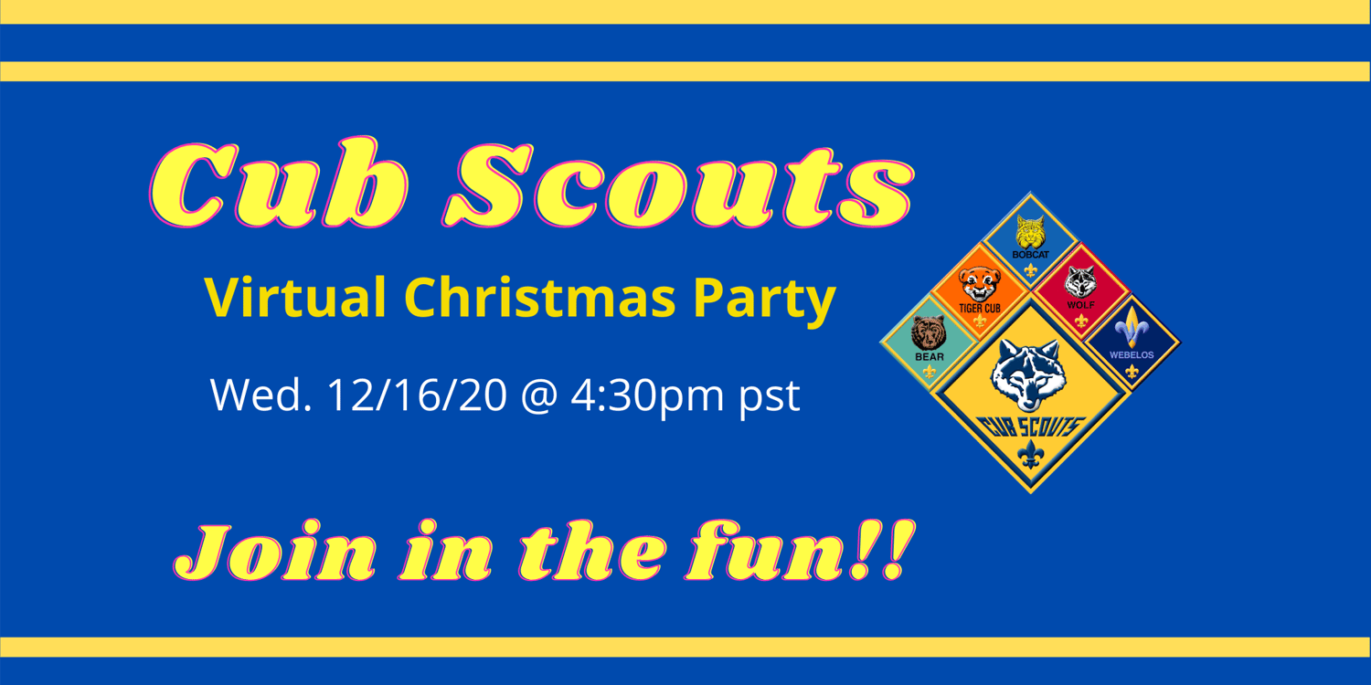 Cub Scouts Virtual Christmas Party - Payhip