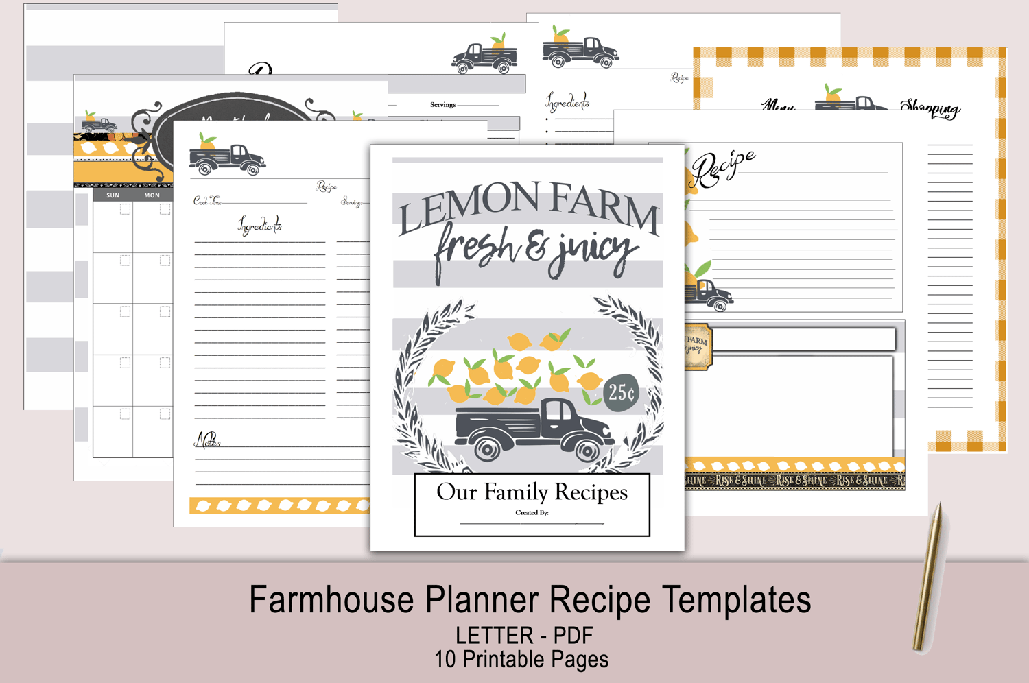 Happy Fall Ya'll Recipe book