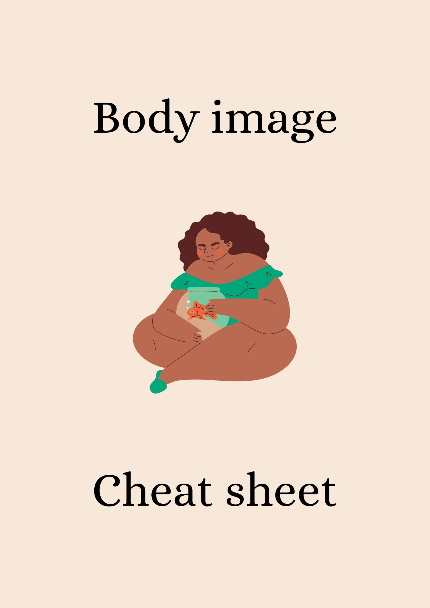 Body image cheat sheet - Payhip