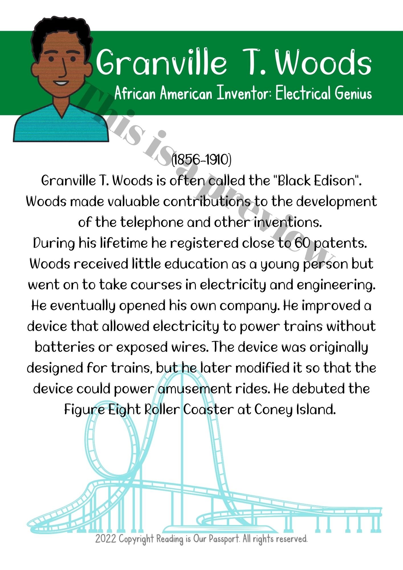 Reading Is Our Passport Educational Printable Activities - Payhip