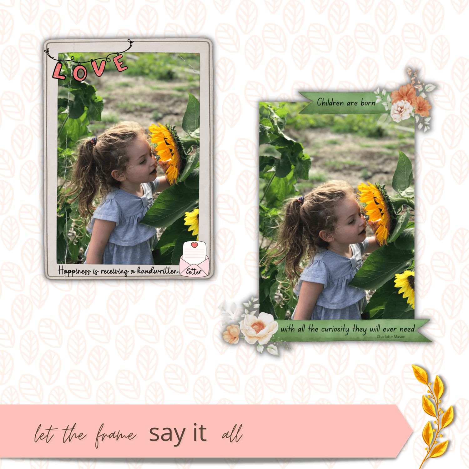 STICKERS - Say It With Frames Pack - Payhip