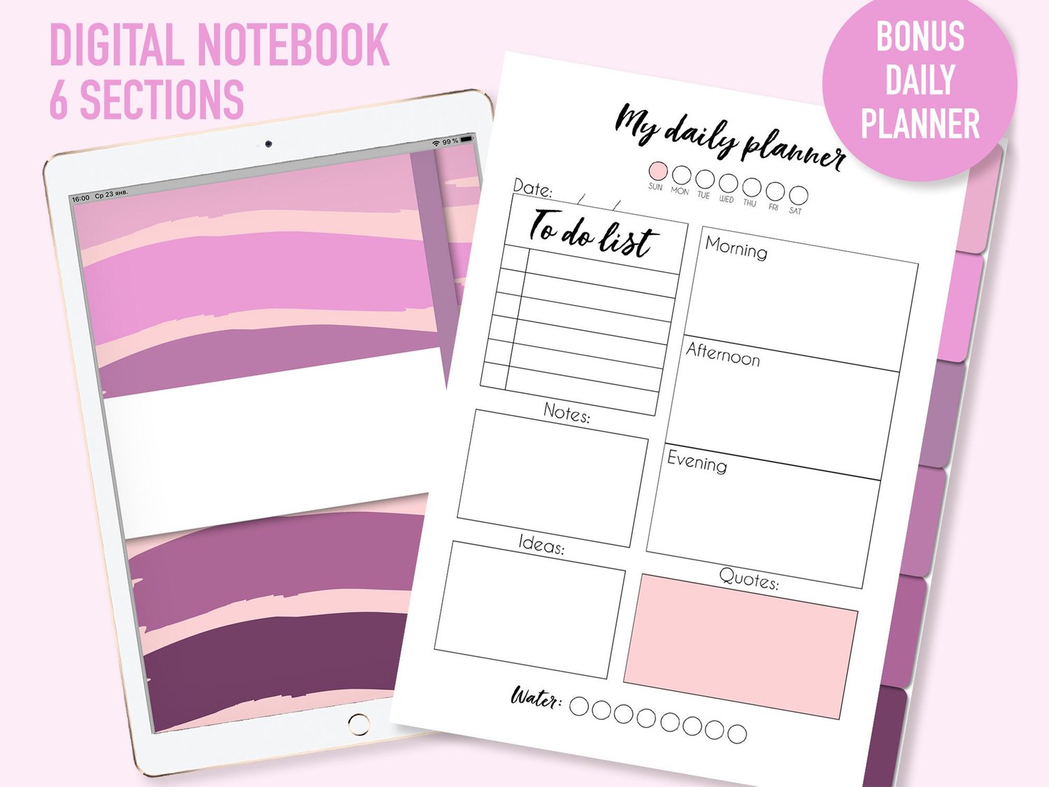 Free Goodnotes Digital Planner Goodnotes Notebook Free Digital Planner ...