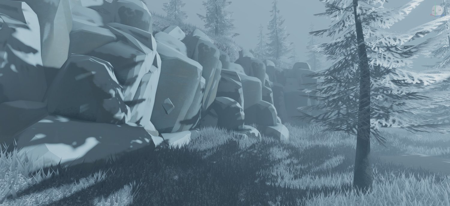 [Custom] Realistic Winter Roblox Nature Assets Pack