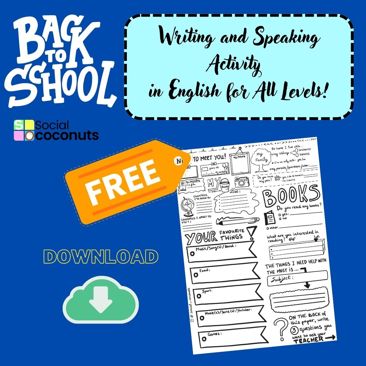 Social Coconuts - English Materials