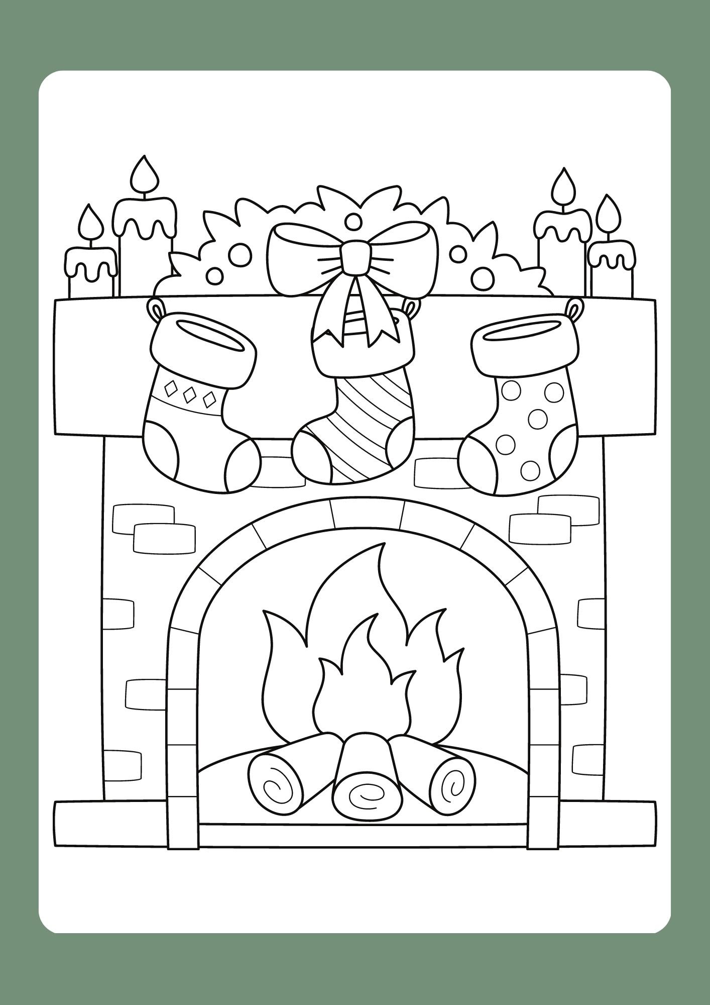 Kids Christmas Colouring Pages, Christmas Coloring Sheets - Santa ...