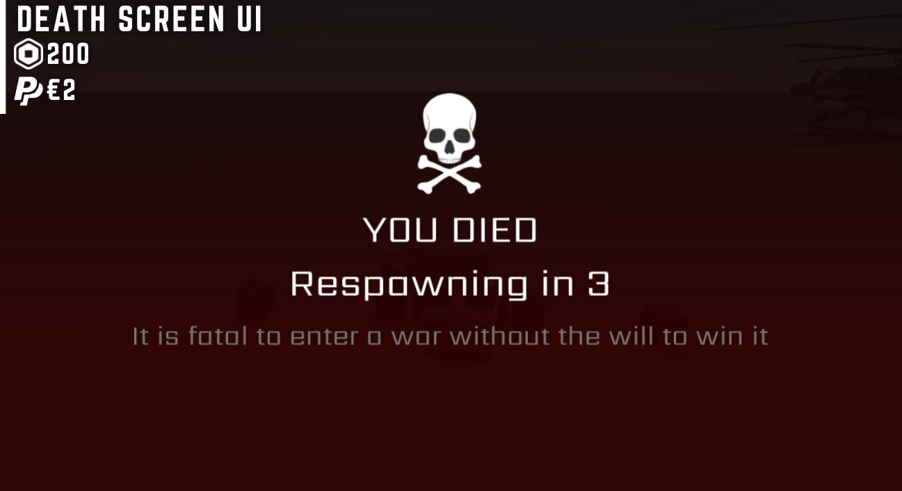 Death Screen UI - Payhip