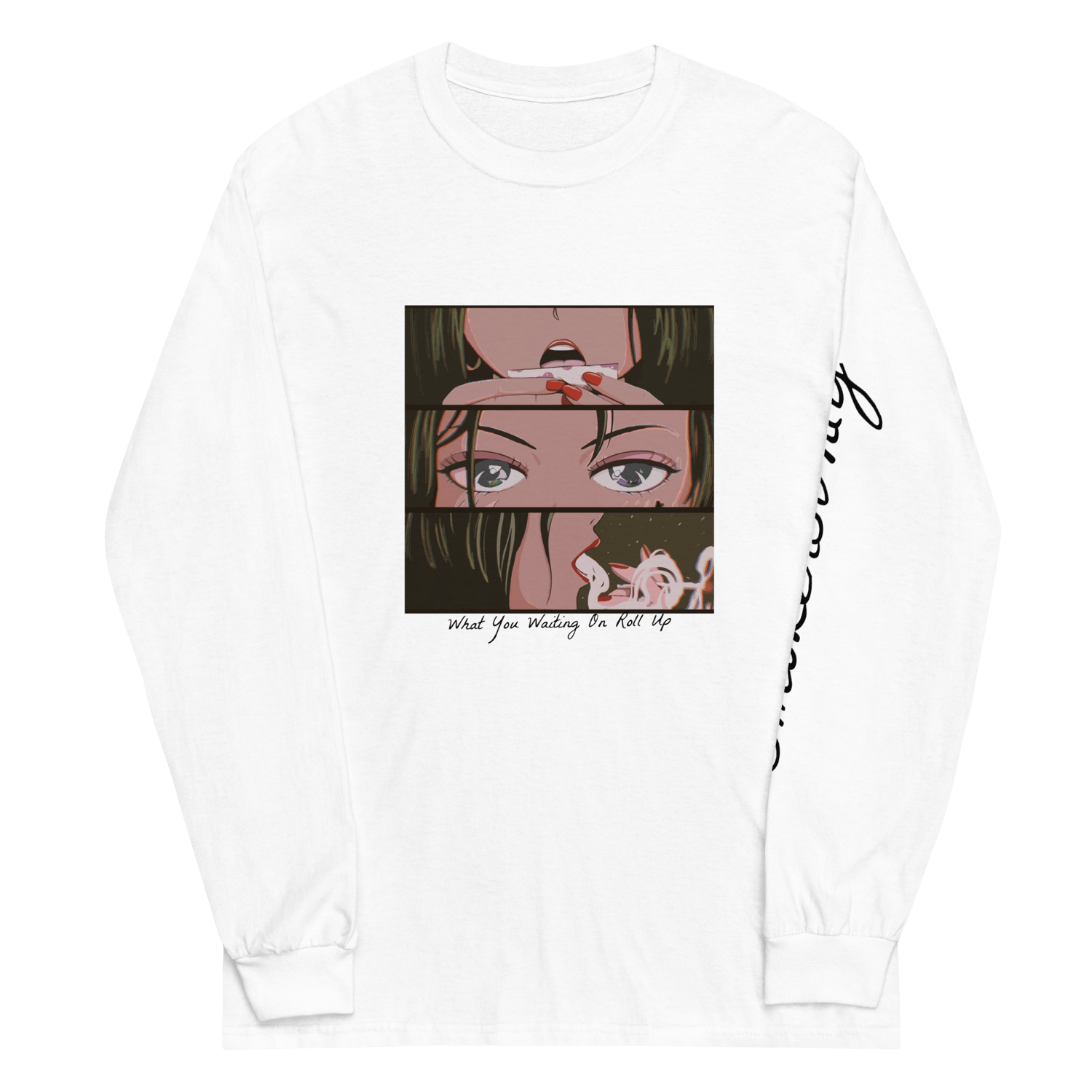 Roll Up Long-Sleeve White - Payhip