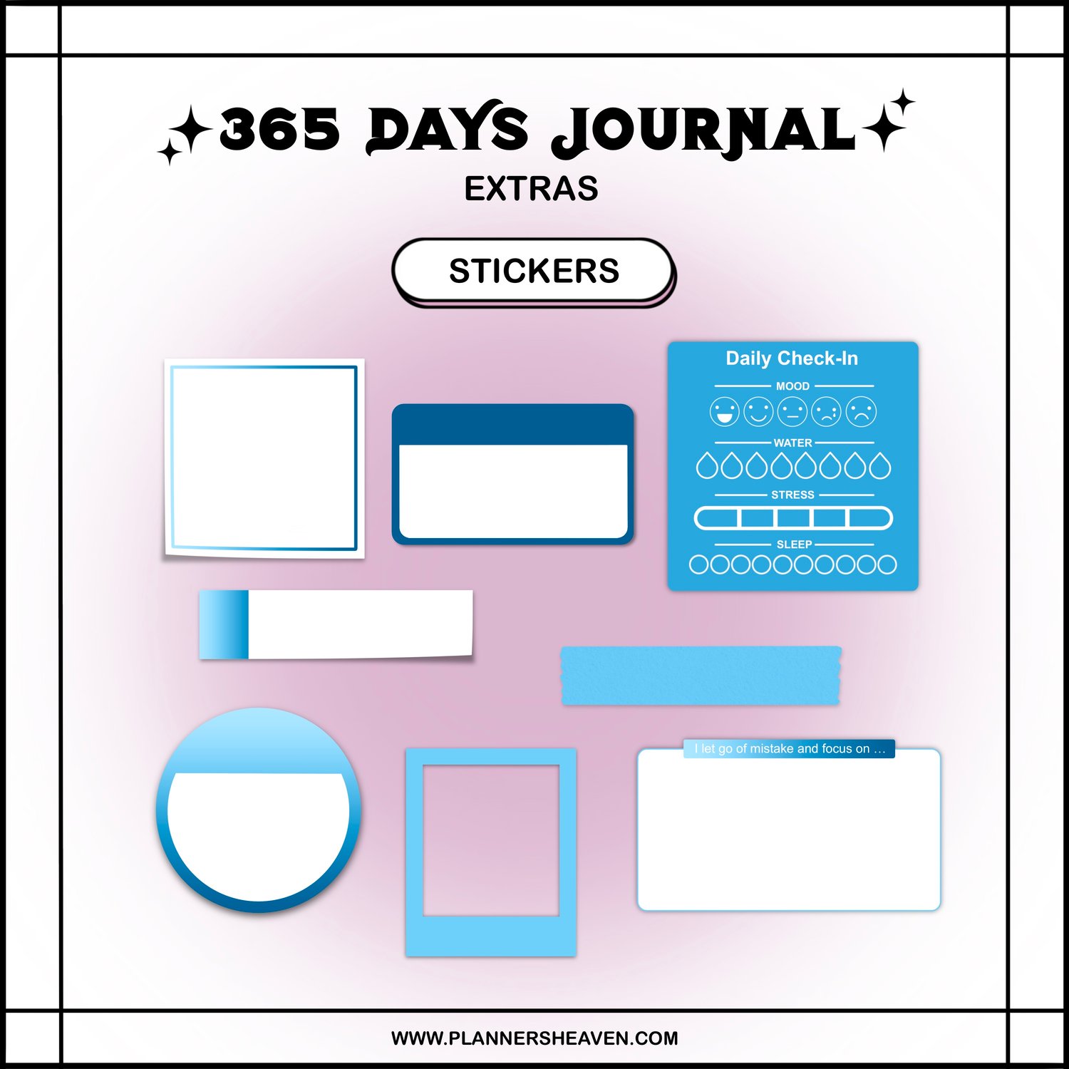 365 Days Journal Blue (Landscape)