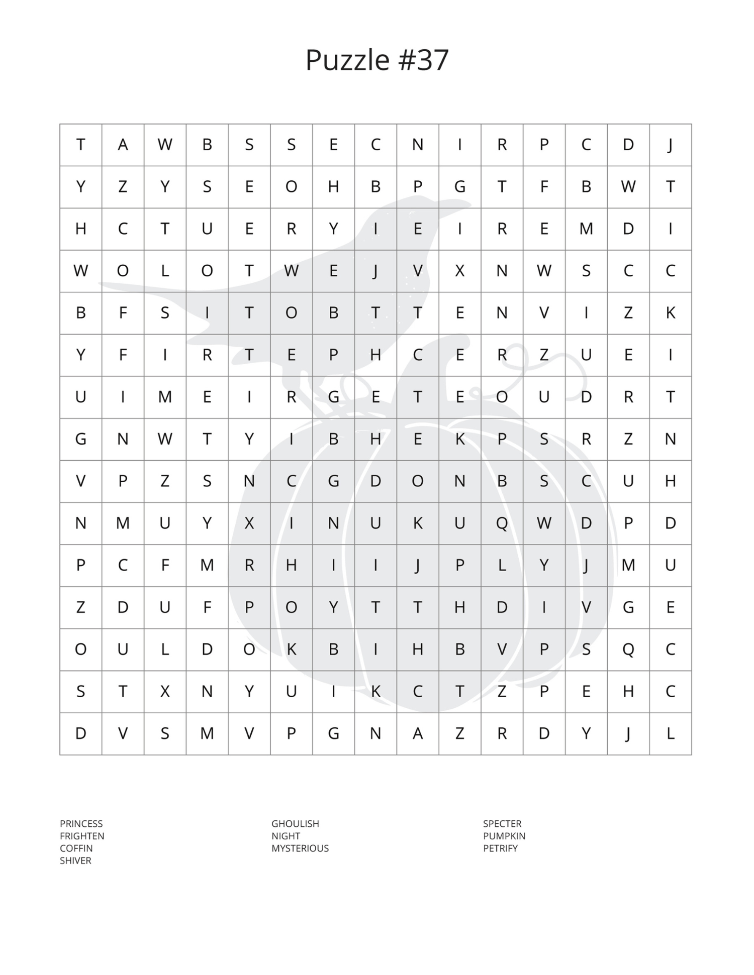 50 Word Searches for Halloween - Relaxing Word Puzzles for Adults - Payhip