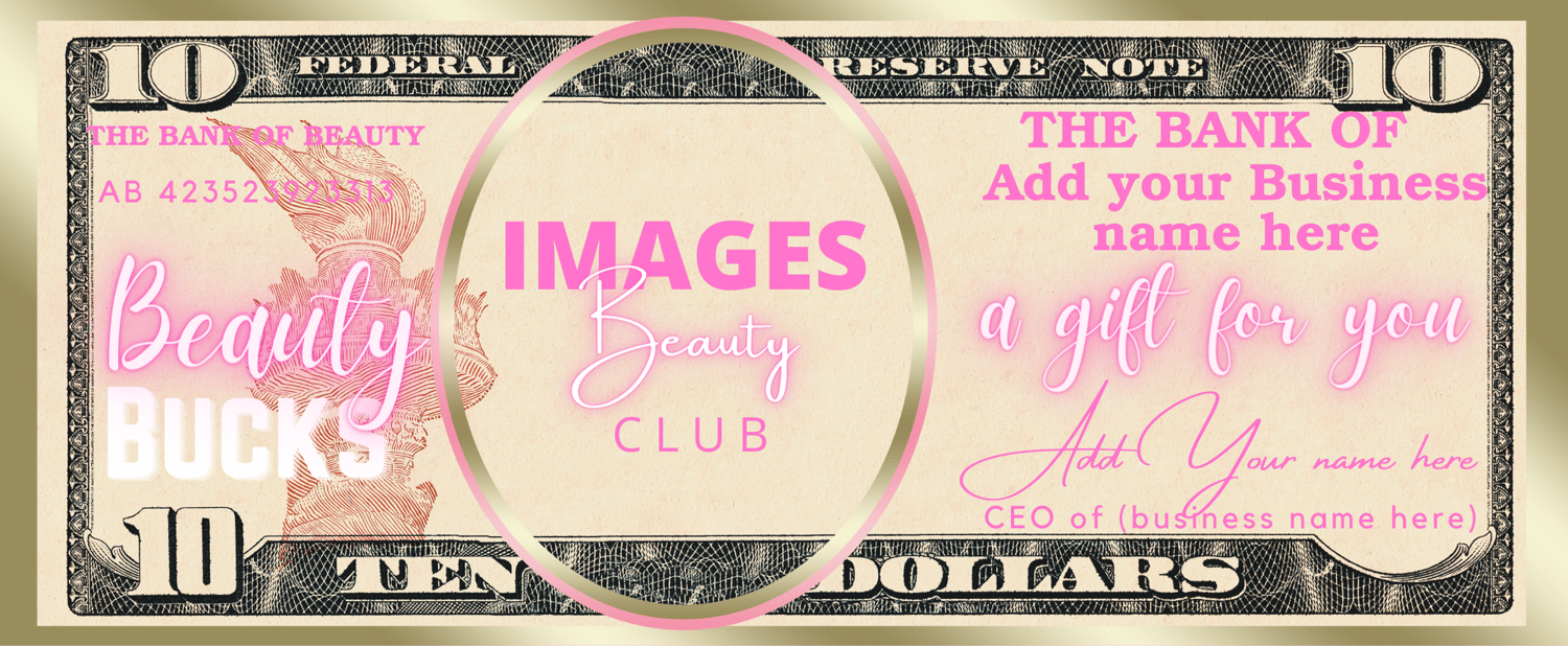 $10 Beauty Bucks Canva Template - Payhip